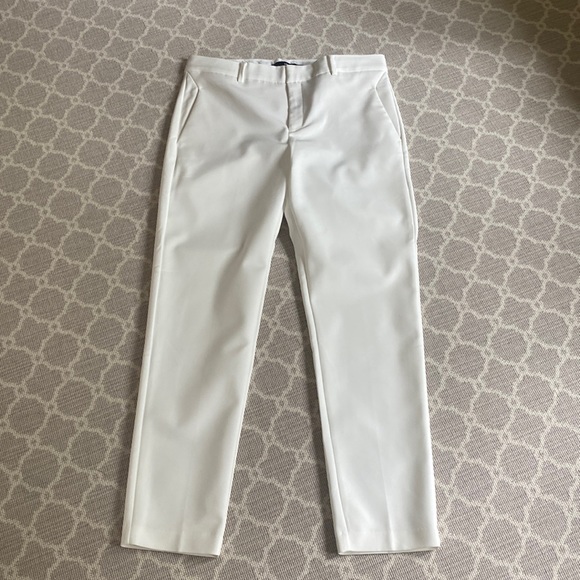 Mango | Pants & Jumpsuits | Mng Basics Off White Cropped Pant 8 | Poshmark